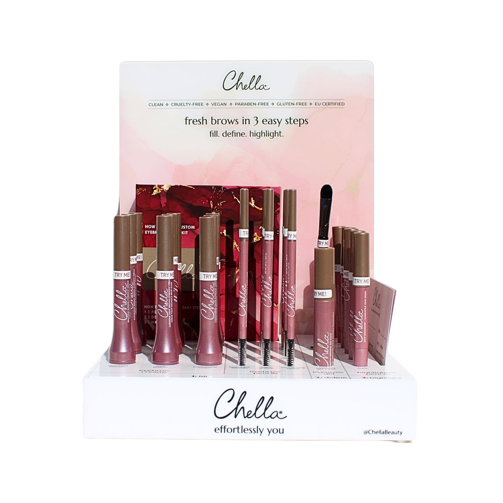 brow tester display filled – Chella Professional